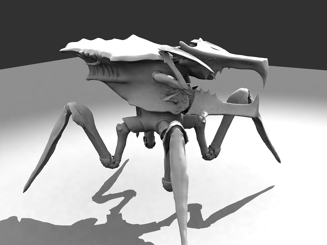 Arachnid warrior bug — polycount